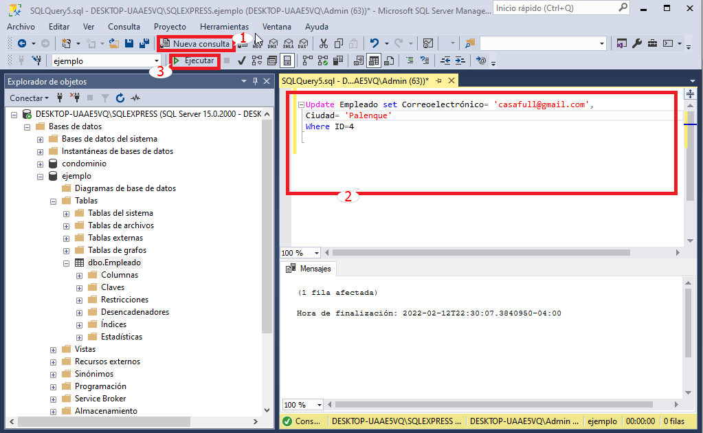 Sql Update Actualizar Registros Sqlserverdb Sql Update Actualizar Registros Sqlserverdb