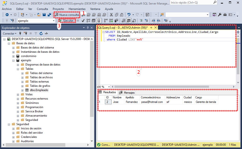 Sql Like Operador De Coincidencias Sqlserverdb