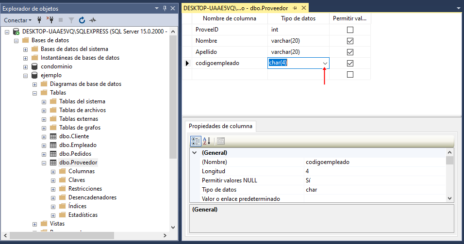 SQL VARCHAR Tipo De Datos Sqlserverdb