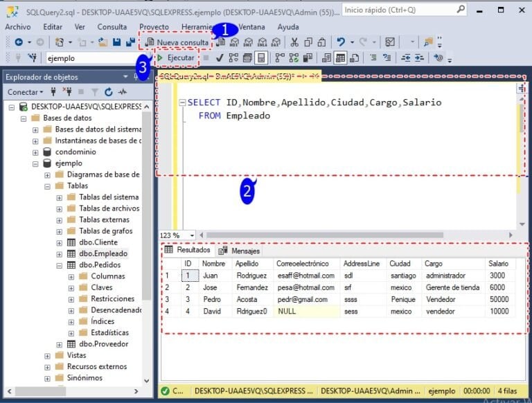 SQL Select: consulta registros- Sqlserverdb